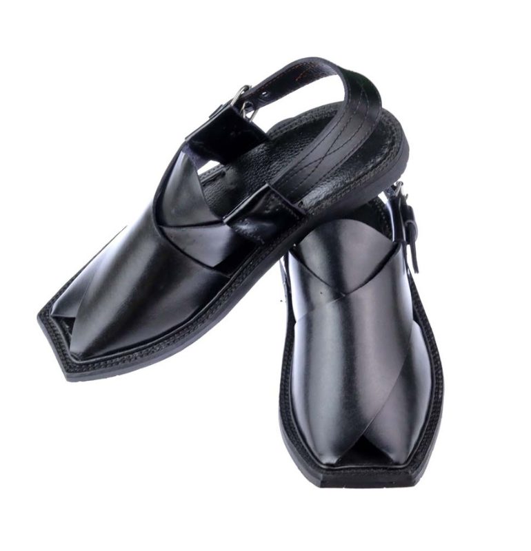 Black Peshawari Kheri - Peshawari Chappal Store